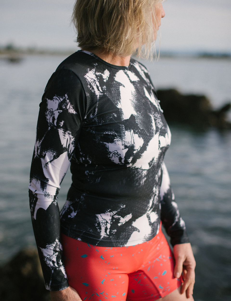 UPF 50+ Long Sleeved Rash Top, Rash Guard, Swim Top, Swim Shirts and ...